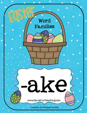 Word Families Archives - Page 2 of 2 - Have Fun Teaching