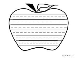 Apple Shape Book Activity - Have Fun Teaching