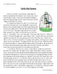 Carly the Canary - Reading Comprehension Worksheet - Have Fun Teaching