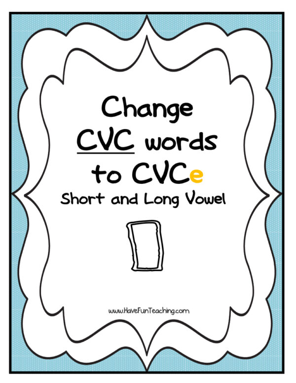 Short and Long Vowel I CVCe Activity - Have Fun Teaching