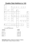 Double Digit Addition Crossword Puzzle - Have Fun Teaching