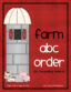 Farm Easy Alphabetical Order Activity - Have Fun Teaching