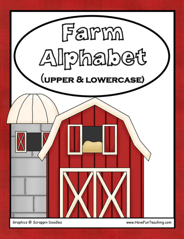 Farm Alphabet Letter Matching Activity - Have Fun Teaching