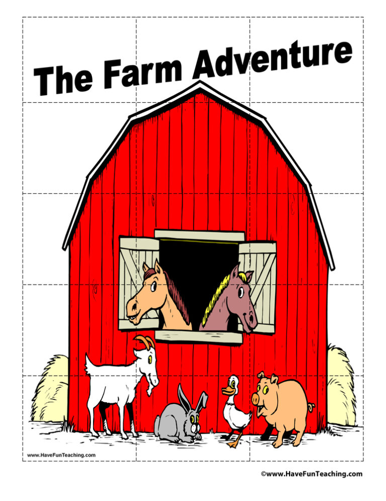 Farm Puzzle - Have Fun Teaching