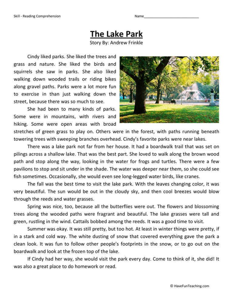 Places Worksheets - Have Fun Teaching