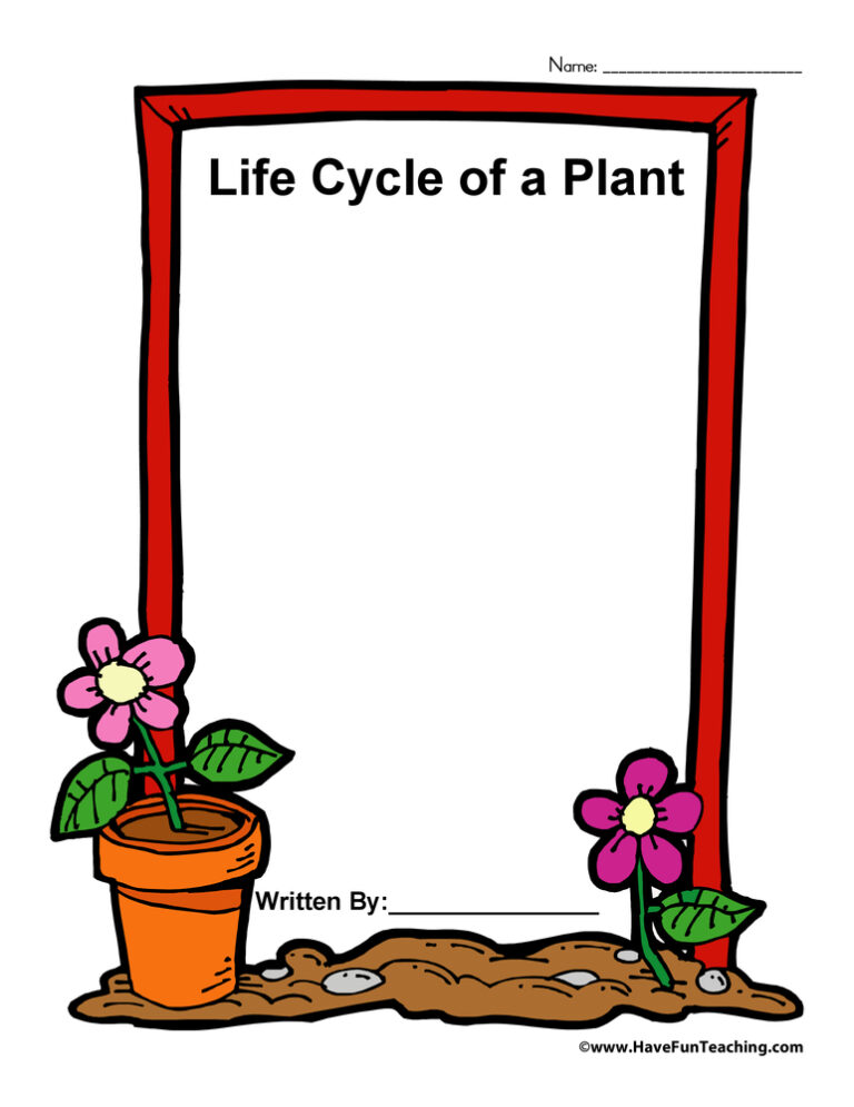 Life Cycle Worksheets - Have Fun Teaching