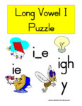 Long Vowel I Puzzle - Have Fun Teaching