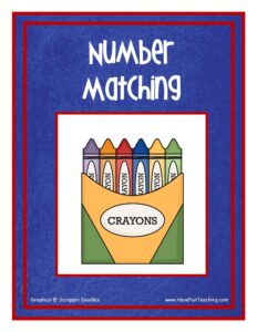 Crayon Number Matching Activity - Have Fun Teaching