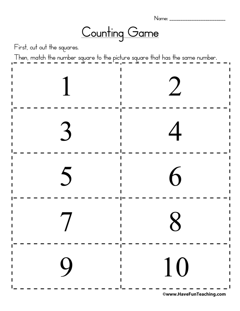 Counting Activities Page 2 Of 3 Have Fun Teaching Counting Activities Page 2 Of 3 Have Fun Teaching