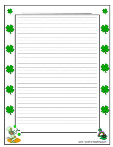 St. Patrick’s Day Worksheets - Have Fun Teaching