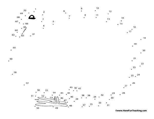 Turkey Dot to Dot Worksheet - Have Fun Teaching