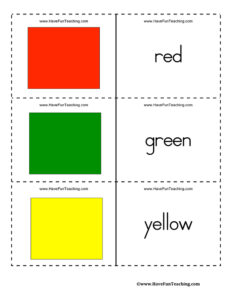 Apple Theme Flash Cards - Have Fun Teaching