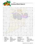 Indiana Word Search Worksheet - Have Fun Teaching