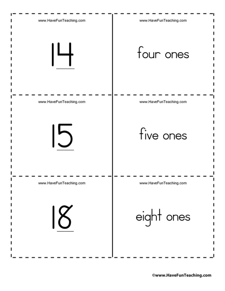 Ones, Tens, Hundreds Place Value Flash Cards - Have Fun Teaching