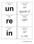 Prefix Flash Cards - Have Fun Teaching