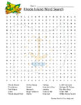 Rhode Island Word Search Worksheet - Have Fun Teaching