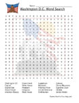 Washington D.C. Word Search Worksheet - Have Fun Teaching