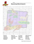 Wyoming Word Search Worksheet - Have Fun Teaching