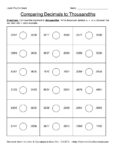 5.NBT.3 Common Core Worksheet - Have Fun Teaching