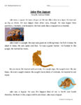 Jake the Jaguar Reading Comprehension Worksheet - Have Fun Teaching