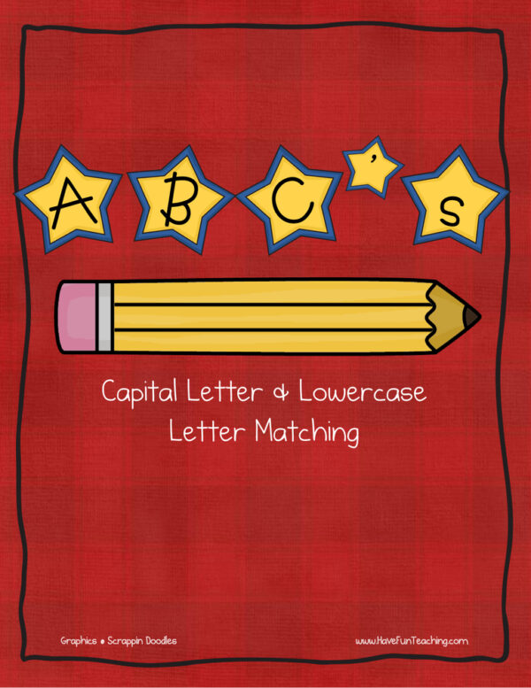 Star Alphabet Matching Activity - Have Fun Teaching