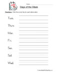 Writing Days of the Week Abbreviations Worksheet - Have Fun Teaching