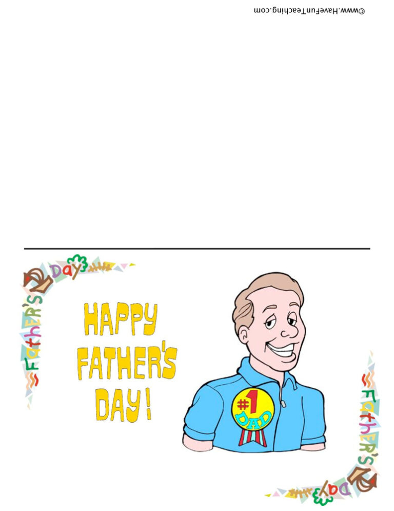 Father’s Day Worksheets - Have Fun Teaching