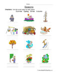Classifying Seasons Pictures Worksheet - Have Fun Teaching