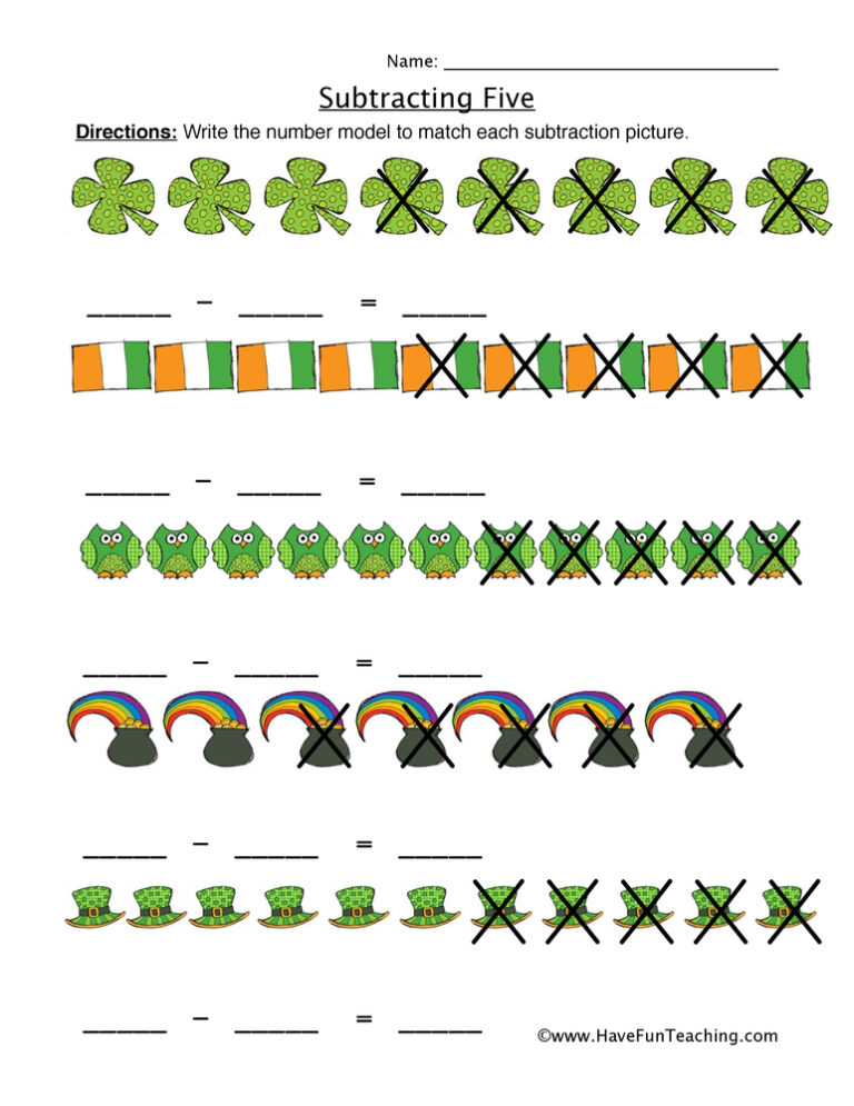 St. Patrick’s Day Worksheets - Have Fun Teaching