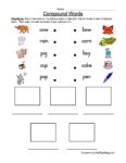 Compound Words Match Worksheet - Have Fun Teaching