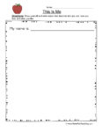 This is Me Worksheet - Have Fun Teaching