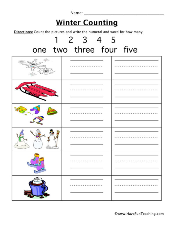 Season Worksheets - Have Fun Teaching