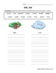 OW OU Sorting Worksheet - Have Fun Teaching