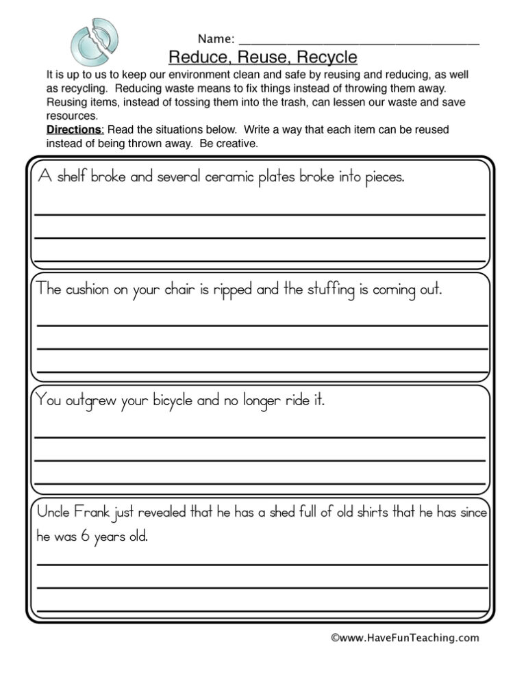 Earth Day Worksheets - Have Fun Teaching