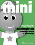 Thanksgiving Mini Pack - Have Fun Teaching
