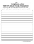 Capital Letters Writing Worksheet - Have Fun Teaching