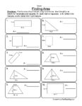 Finding Different Shapes Area Worksheet - Have Fun Teaching