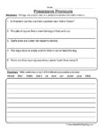 Possessive Pronouns Worksheet - Have Fun Teaching