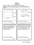 Volume Rectangular Prisms Worksheet - Have Fun Teaching