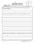 Expository Writing Outline Worksheet - Have Fun Teaching