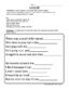 Limerick Fill in the Blank Worksheet - Have Fun Teaching