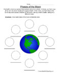 Moon Phases Calendar Worksheet - Have Fun Teaching