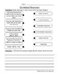 Natural Resources Matching Worksheet - Have Fun Teaching