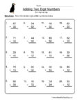 Tens Double Digit Addition Worksheet - Have Fun Teaching