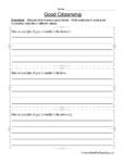 Good Citizenship Examples Worksheet - Have Fun Teaching