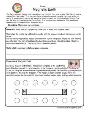 Magnet Worksheets - Have Fun Teaching