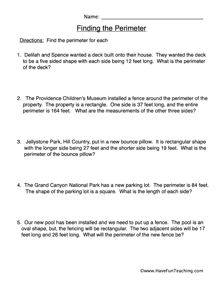 Solving Perimeter Word Problems Worksheet Have Fun Teaching Solving Perimeter Word Problems Worksheet Have Fun Teaching