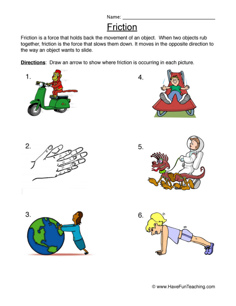 Energy Worksheets - Have Fun Teaching