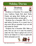 Christmas Reading Comprehension Worksheet - Have Fun Teaching