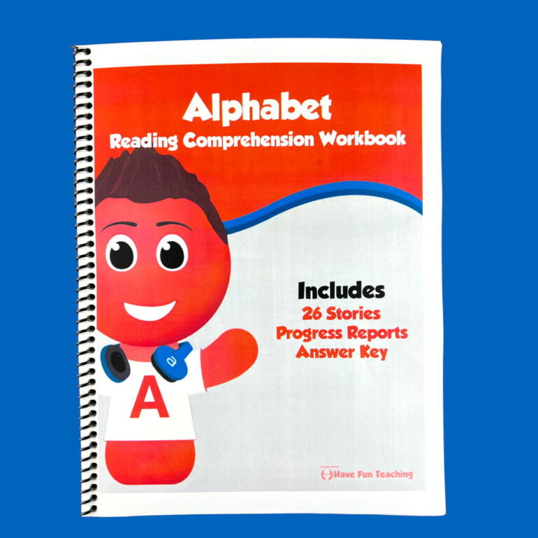 Alphabet Reading Comprehension Workbook Download - Have Fun Teaching